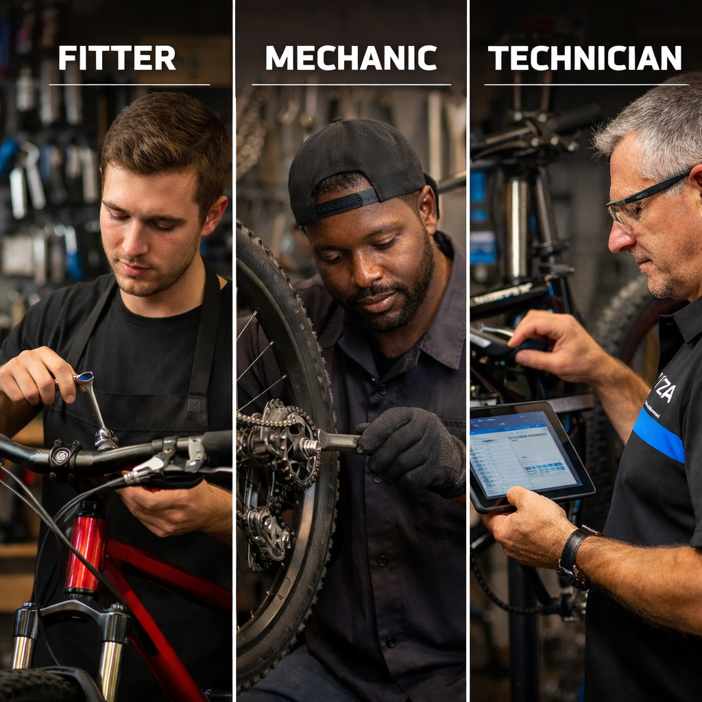 Fitter vs Mechanic vs Technician: What’s the Difference in Cycling?